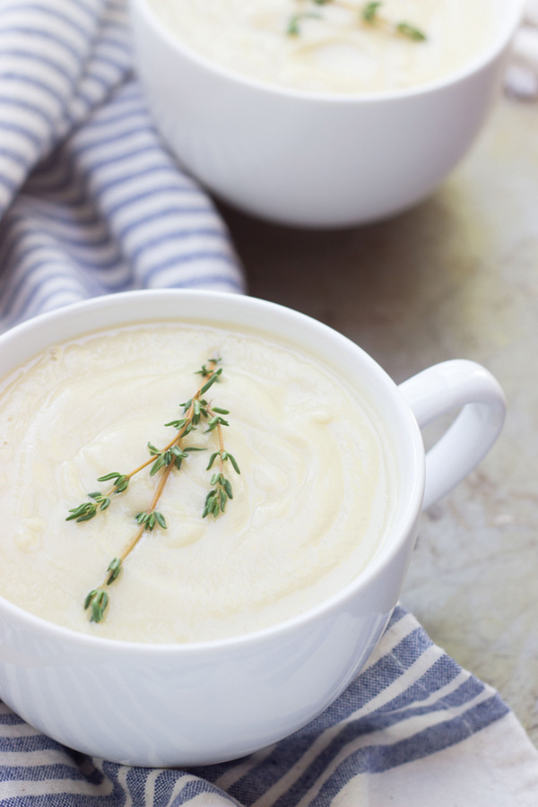 Cream of Celery Root Soup