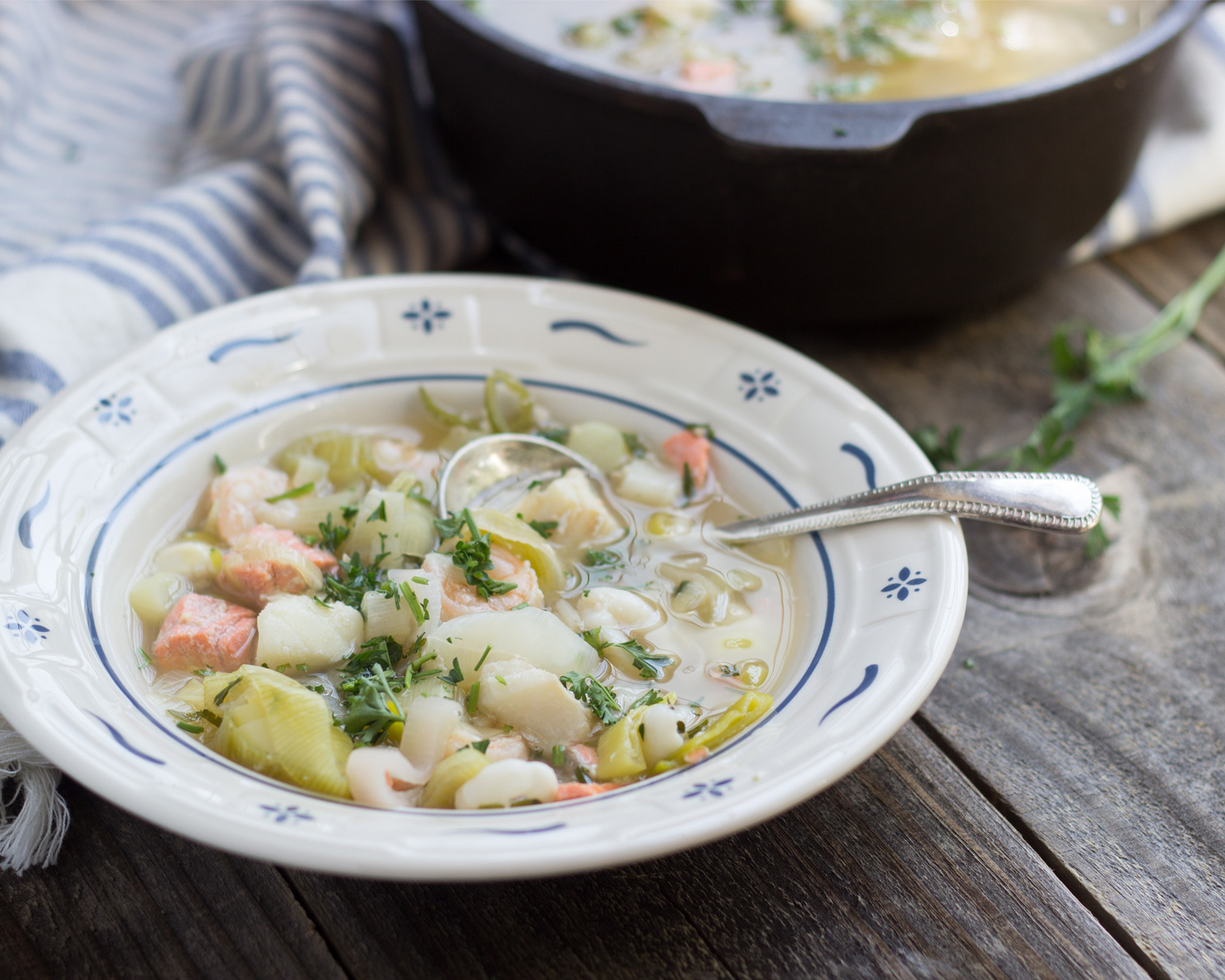 Seafood Leek Soup