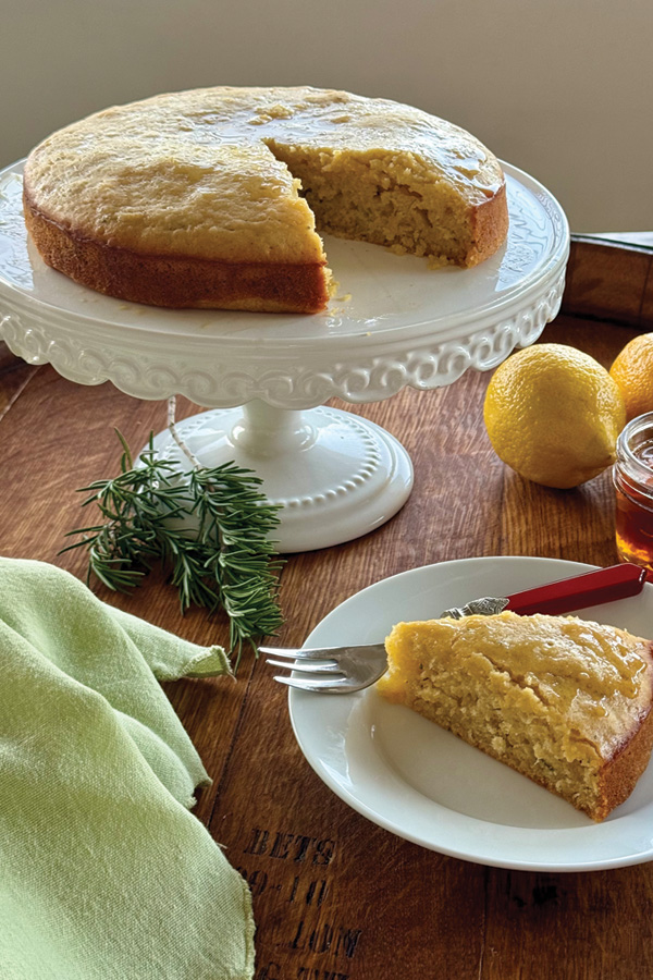 Lemon-Rosemary Olive Oil Cake