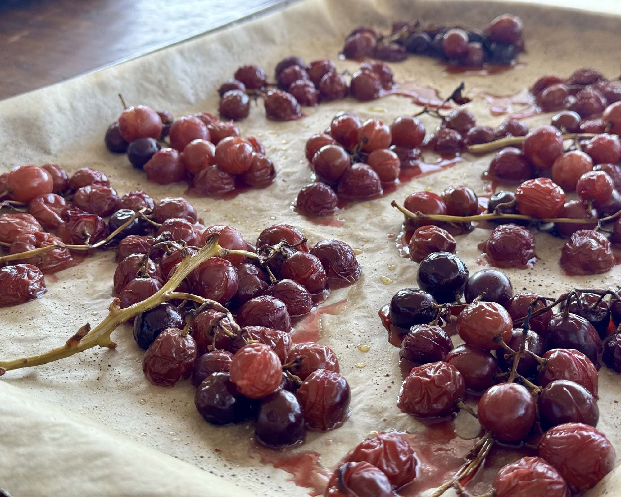 Roasted Grapes