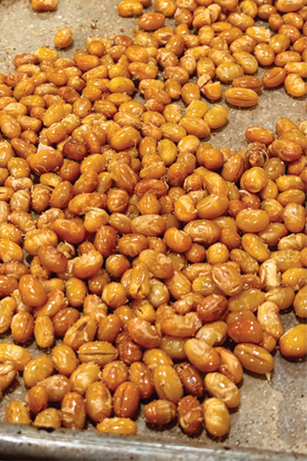 Crispy Sweet and Spicy Soy Nuts