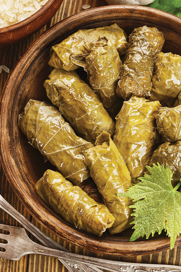Dolmas (Stuffed Grape Leaves)