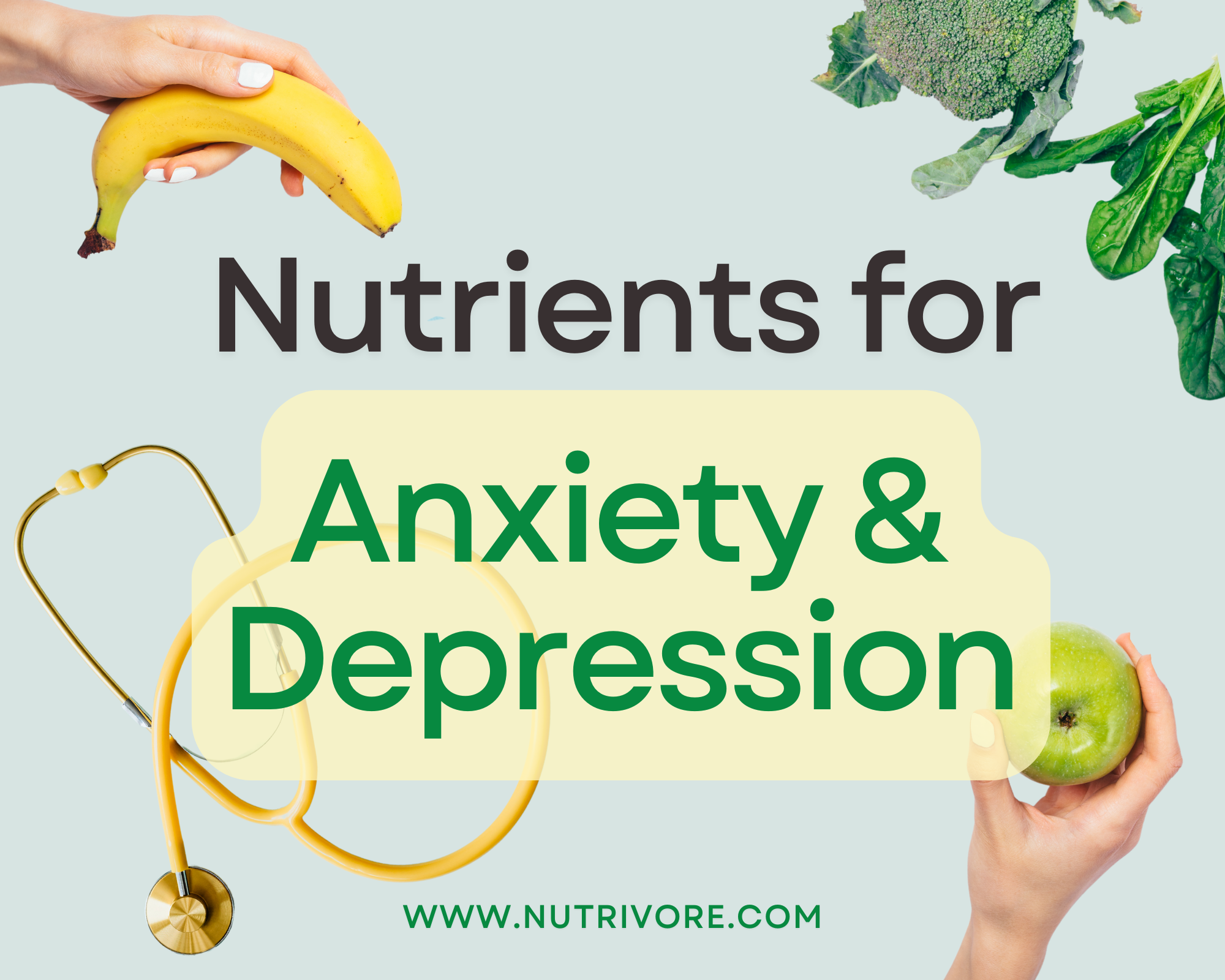 Nutrients for Anxiety & Depression