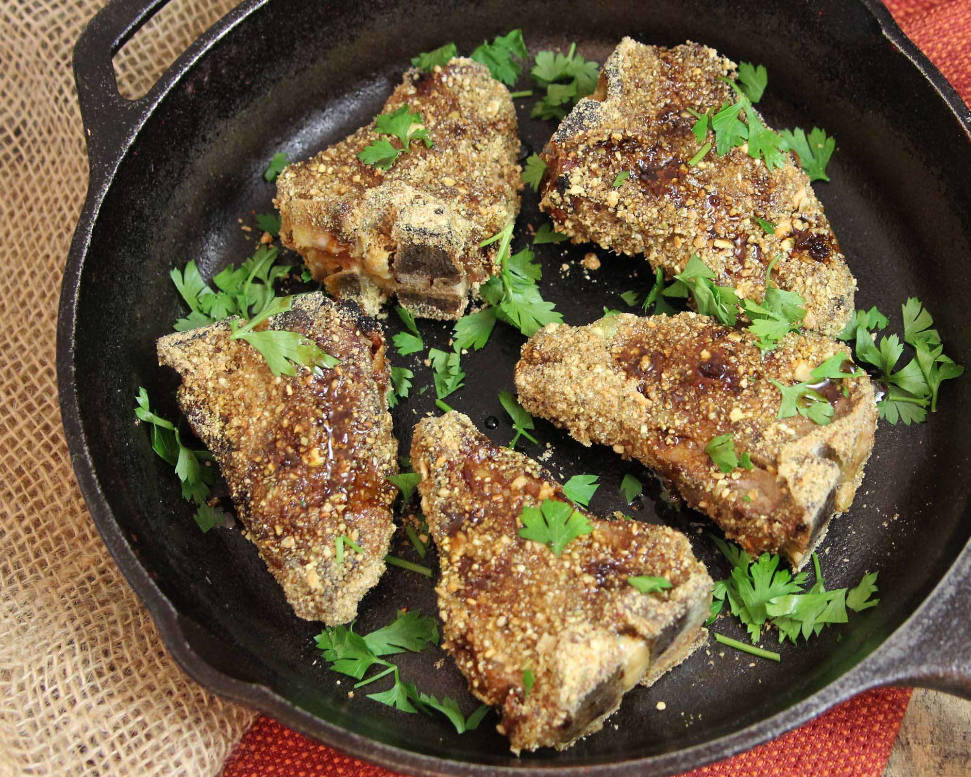 Dukkah-Crusted Lamb Chops